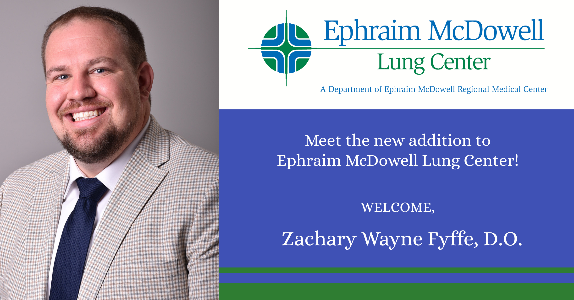 Ephraim McDowell Lung Center welcomes Pulmonologist, Dr. Zachary Wayne ...